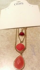 Chaps | Jewelry | Chaps Multi Stran Stone Necklace | Poshmark
